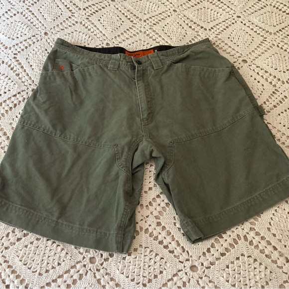 Jesse James | Shorts | Jesse James Washed Duck Green Khaki Cargo Shorts ...